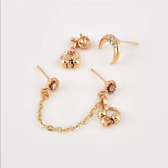 Jewelry | New Ellie 4 Piece Earring Set In Gold | Poshmark